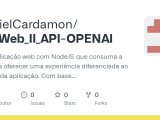 Github Danielcardamon Devweb Ii Api Openai Uma Aplicação Web Com