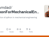Github Mbamdad Pythonformechanicalengineering Application Of Python