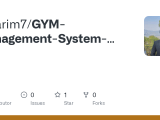 Github Msarim7 Gym Management System Java Oop Gui Project