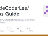Github Codecoderlee Java Guide A Core Knowledge That Most Java