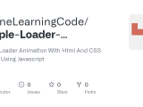 Github Onlinelearningcode Simple Loader Animation With Html And Css