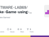 Issues Software Lab69 Snake Game Using Html Css Javascript Github