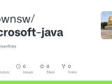 Github Clownsw Microsoft Java Jdk Dockerfiles