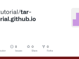 Github Tar Tutorial Tar Tutorial Github Io