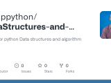 Github Philippython Datastructures And Algorithm A Repo For Python