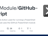 Github Psmodule Github Script A Github Action Used For Running A
