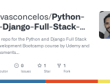 Github Luanvasconcelos Python And Django Full Stack Web Development
