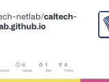 Github Caltech Netlab Caltech Netlab Github Io