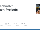Github Jhasachin02 Python Projects