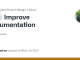 Improve Documentation Issue 115 Oneuiproject Oneui Design Library