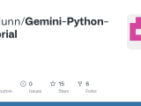 Github Adjdunn Gemini Python Tutorial