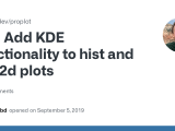 Add Kde Functionality To Hist And Hist2d Plots Issue 33 Proplot