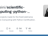 Github Sfoteini Scientific Computing Python Freecodecamp Python