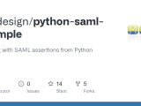 Github Mtrdesign Python Saml Example Working With Saml Assertions