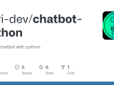 Github Dori Dev Chatbot Python Build A Chatbot With Python