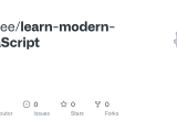 Github Ioshee Learn Modern Javascript
