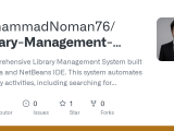 Github Muhammadnoman76 Library Management System In Java Using Filing