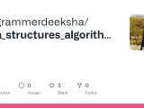 Github Programmerdeeksha Data Structures Algorithms