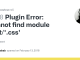 Plugin Error Cannot Find Module Dist Css Issue 198 Postcss