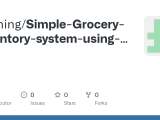 Github Jzching Simple Grocery Inventory System Using Python