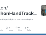 Github Aliacn Pythonhandtracking Hand Tracking With Python Opencv