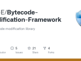 Github Col E Bytecode Modification Framework A Bytecode Modification