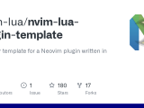 Github Nvim Lua Nvim Lua Plugin Template A Starter Template For A