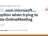 Com Microsoft Graph Models Odataerrors Odataerror Exception When Trying