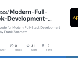 Github Apress Modern Full Stack Development Second Edition Source