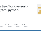 Github 13curtisw Bubble Sort Program Python