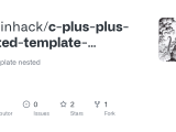 Github Goblinhack C Plus Plus Nested Template Example C Template