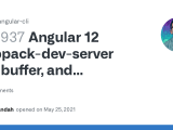 Angular 12 Webpack Dev Server Use Buffer And Webpack 5 Isn T Happy