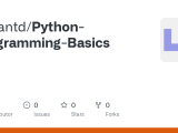 Github Sawantd Python Programming Basics