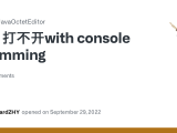 打不开with Console Spamming Issue 18 Enaium Javaocteteditor Github