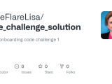 Github Codeflarelisa Code Challenge Solution Project Onboarding Code