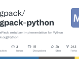 Github Msgpack Msgpack Python Messagepack Serializer Implementation
