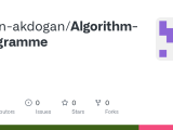 Github Artun Akdogan Algorithm Programme