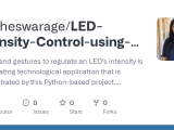 Github Mesheswarage Led Intensity Control Using Hand Gestures With