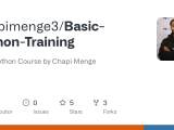 Github Chapimenge3 Basic Python Training Basic Python Course By