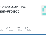 Github Sbb1232 Selenium Python Project