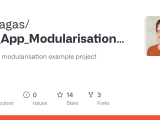 Github Jamagas Ios App Modularisation Starting Point Example Ios App