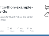 Github Fluentpython Example Code 2e Example Code For Fluent Python