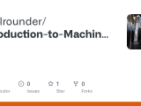 Github Hsallrounder Introduction To Machine Learning Lab