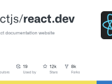 Github Reactjs React Dev The React Documentation Website