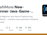 Github Codenmore New Beginner Java Game Programming Src The New