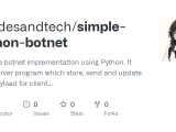Github Rjcodesandtech Simple Python Botnet A Simple Botnet