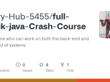 Github Harry Hub 5455 Full Stack Java Crash Course Someone Who Can