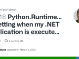 Python Runtime Badpythondllexception Is Getting When My Net