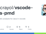 Github Cracrayol Vscode Java Pmd Pmd Static Analysis For Java In Vscode