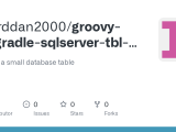 Github Bearddan2000 Groovy Cli Gradle Sqlserver Tbl Function Creates